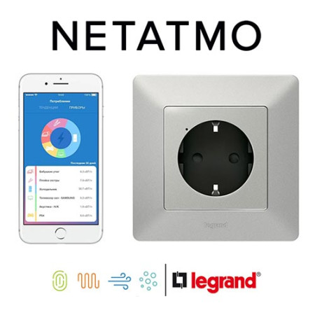 Legrand Netatmo — Розетки Выключатели | ELECTRICA.NET.UA